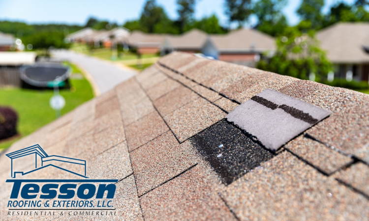 How to Locate and Repair Roof Wind Damage | Tesson Roofing